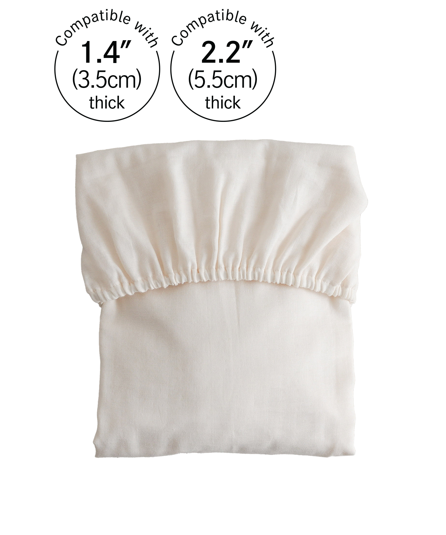 [Made in Japan] Baby Futon Mattress Fitted Sheet with No-Side Gusset ...