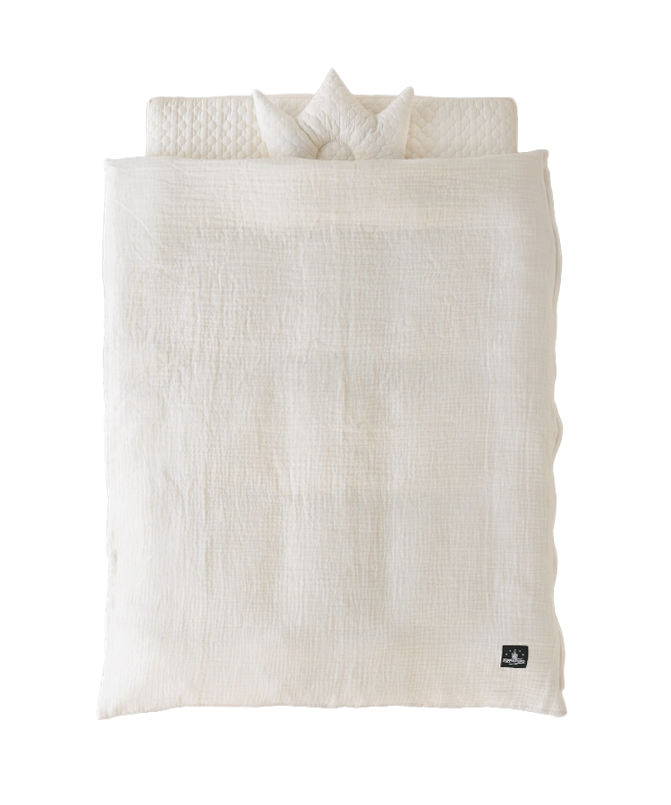 PUPPAPUPO Washable Baby futon set (5 items) Mini size (Ibul fabric with ...